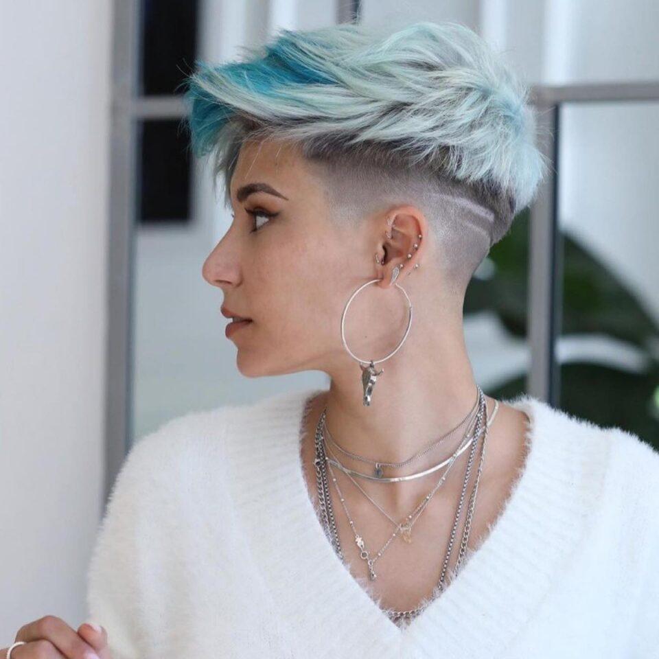 25 Creative Shaved Sides Pixie Cut Haircuts for a Trendy Look