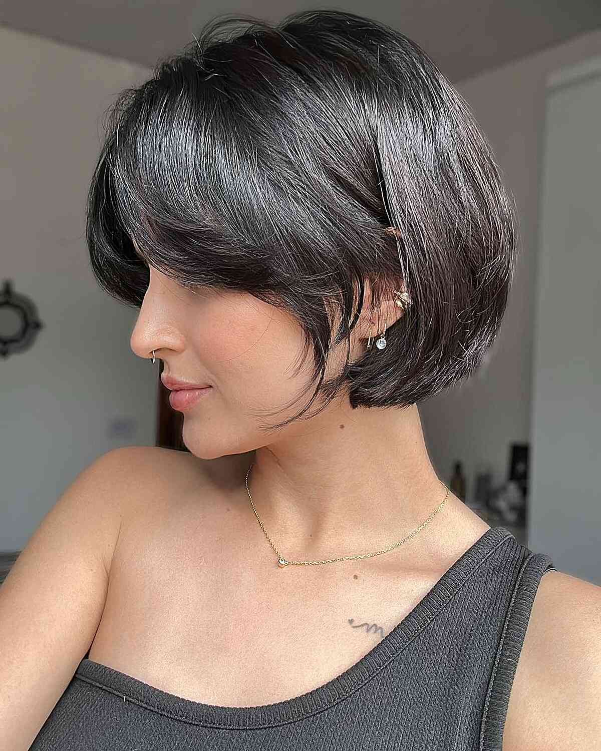 24 Sleek Slicked-Back Short Hair Ideas for a Polished Look