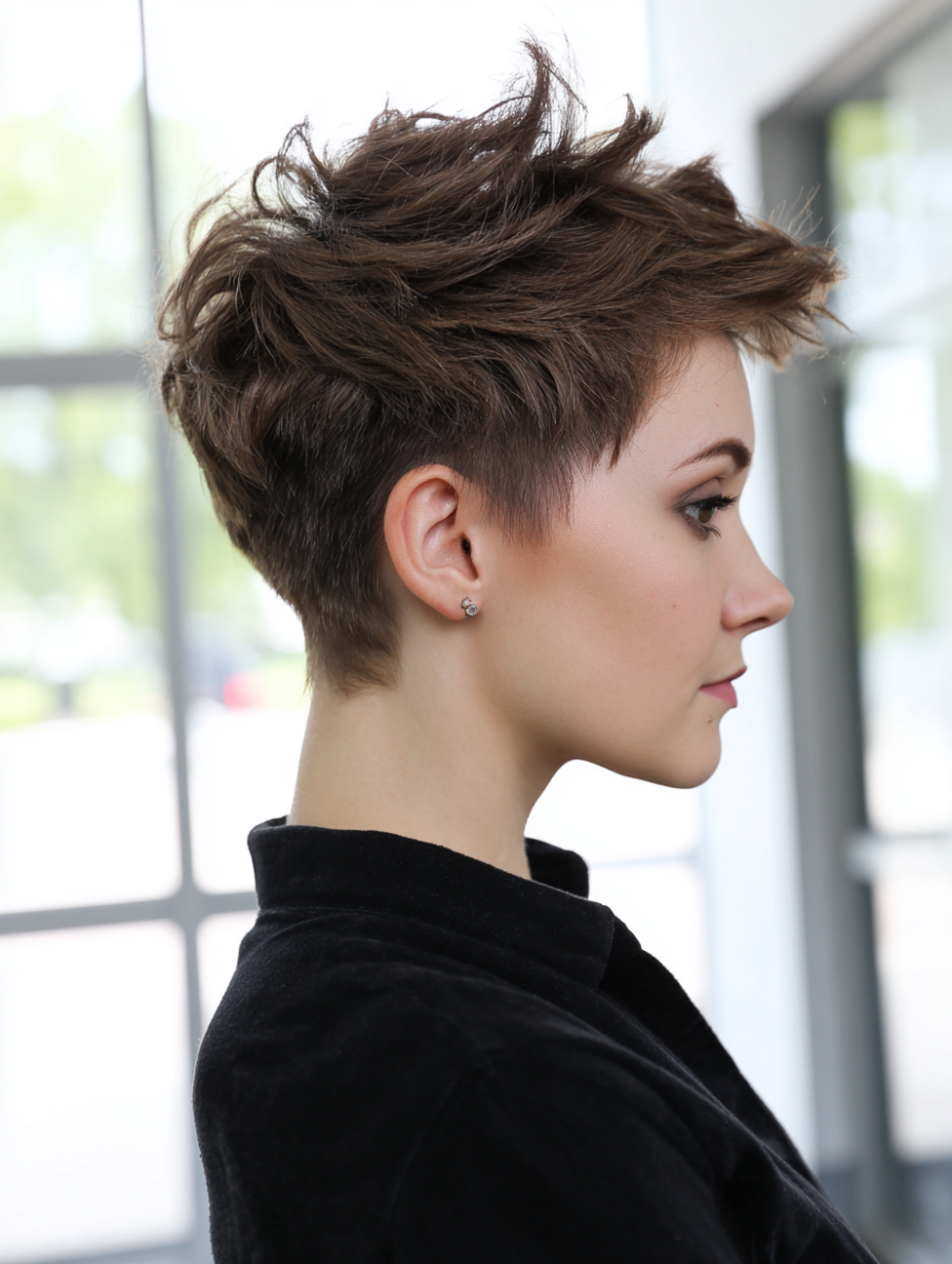 23 Short Shaggy Pixie Haircuts That Brings Effortless Texture and Edge