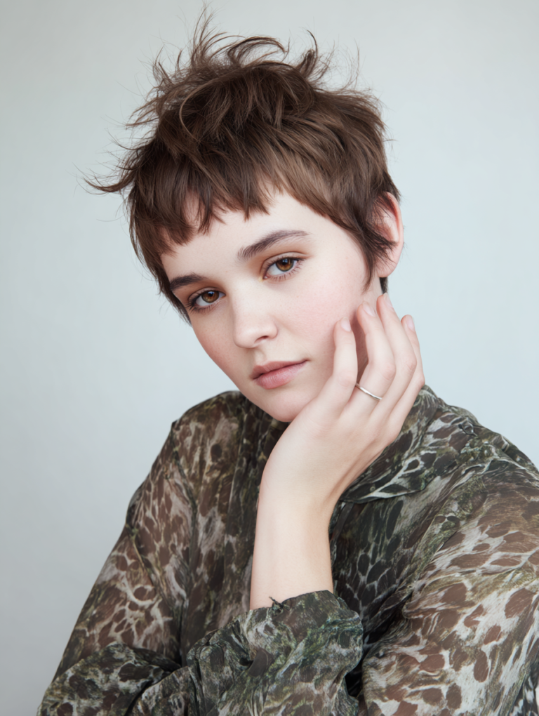 23 Short Shaggy Pixie Haircuts That Brings Effortless Texture and Edge