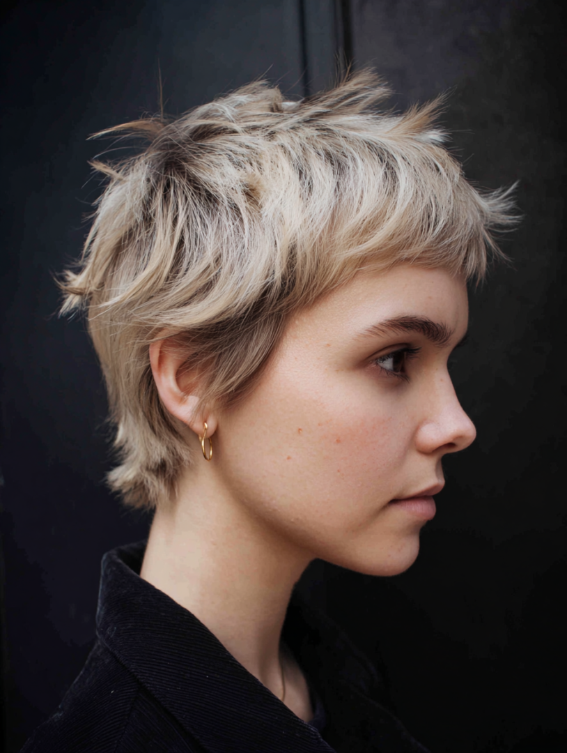 23 Short Shaggy Pixie Haircuts That Brings Effortless Texture and Edge