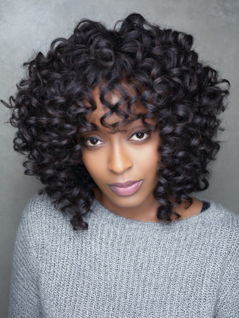 22 Cute Layered Bob Haircuts for Curly Hair That Add Shape and Bounce