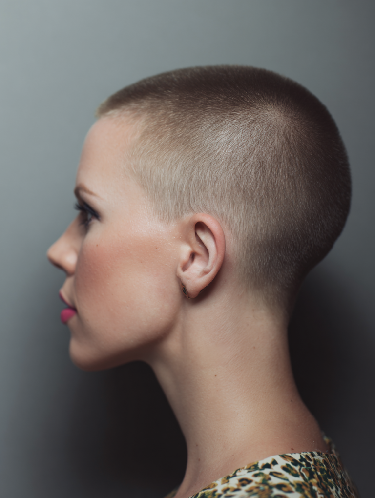 23 Very Short Pixie Haircut with Shaved Sides for a Bold Modern Look