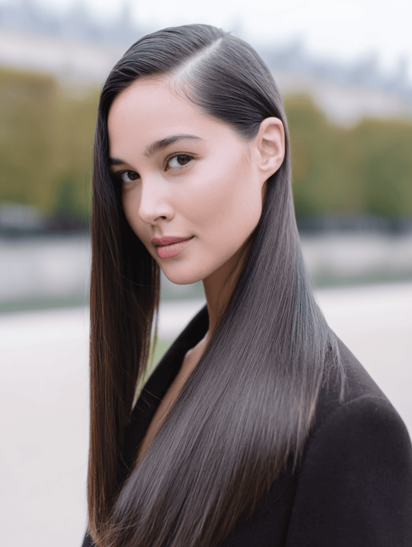25 Long Hairstyles for Round Faces That Create a Slimmer Look