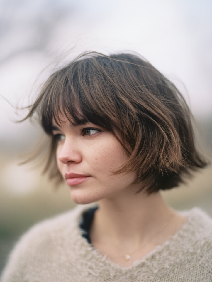 24 Short Bob Hairstyles With Bangs That Frame Your Face Perfectly