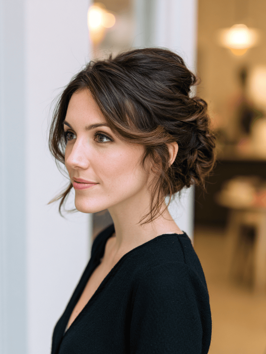 22 Messy Hairstyles for Medium Length Hair That Look Effortless