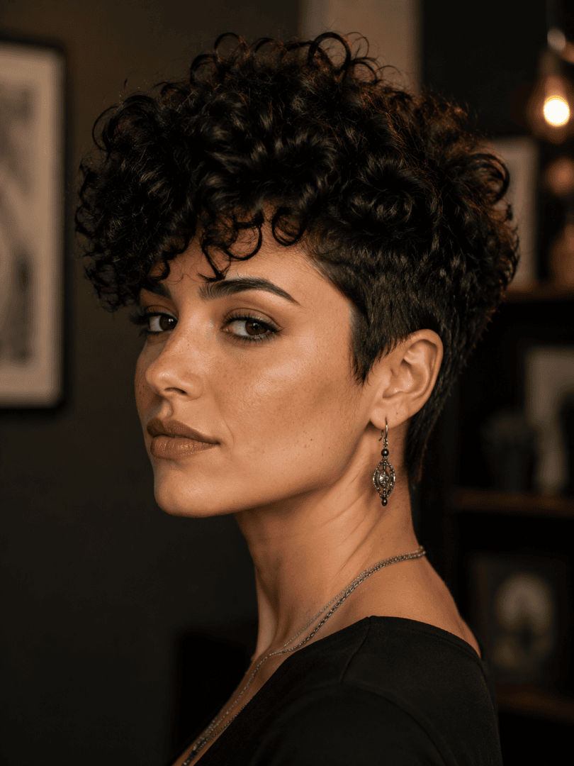 22 Curly Pixie Hairstyles That Work With Natural Volume