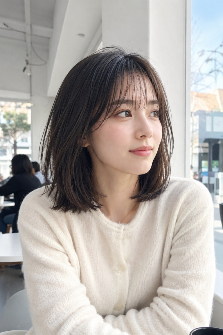 22 Long Bob Hairstyles with Bangs Worth Saving for Your Next Cut