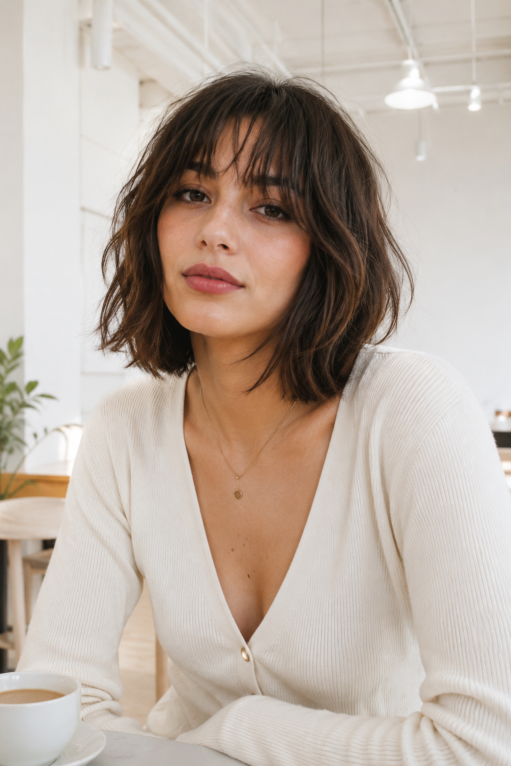 22 Long Bob Hairstyles with Bangs Worth Saving for Your Next Cut