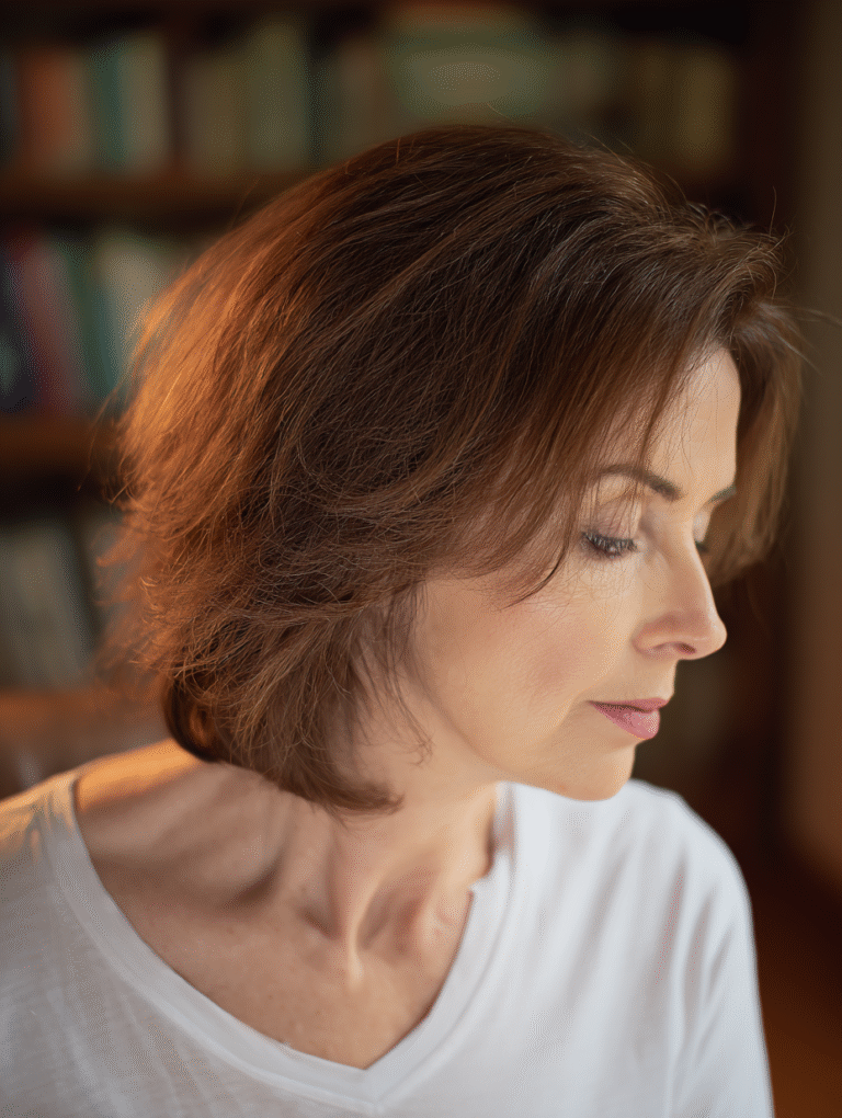 25 Beautiful Medium Length Hairstyles for Women Over 50