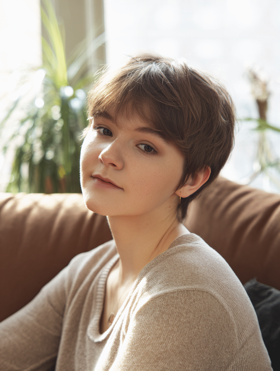 24 Flattering Short Pixie Bob Haircuts for Round Faces That Add Definition