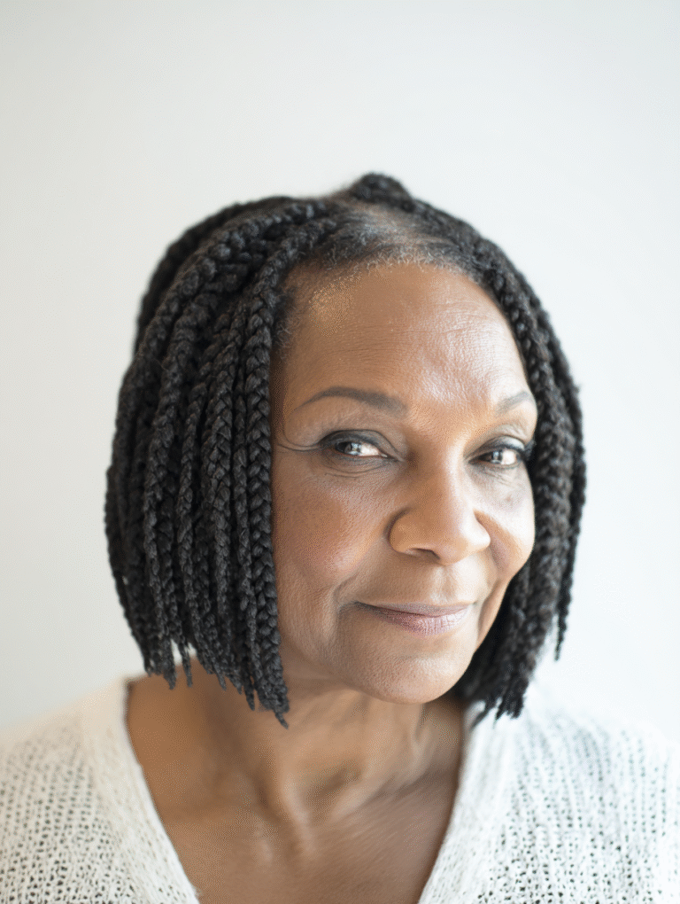 26 Braids for Older Black Women Over 50 That Add Confidence