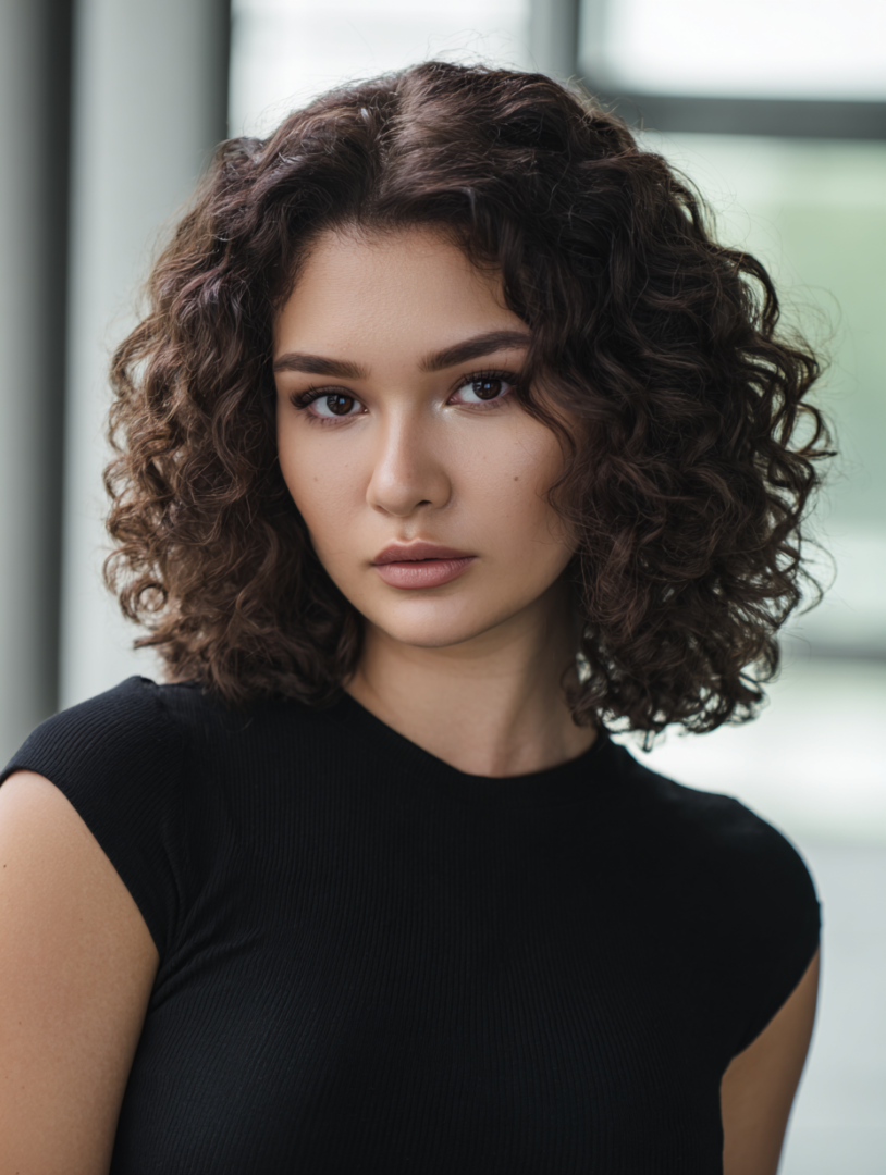 27 Medium Hairstyles for Full Faces That Slim and Define Beautifully