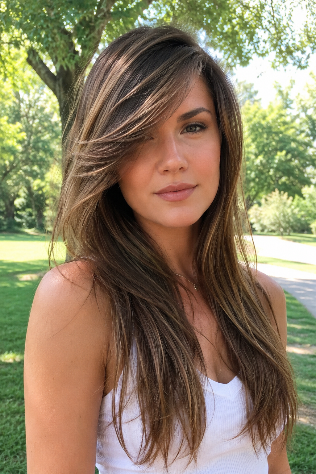 22 Long Hairstyles That Soften and Flatter Square Faces Beautifully
